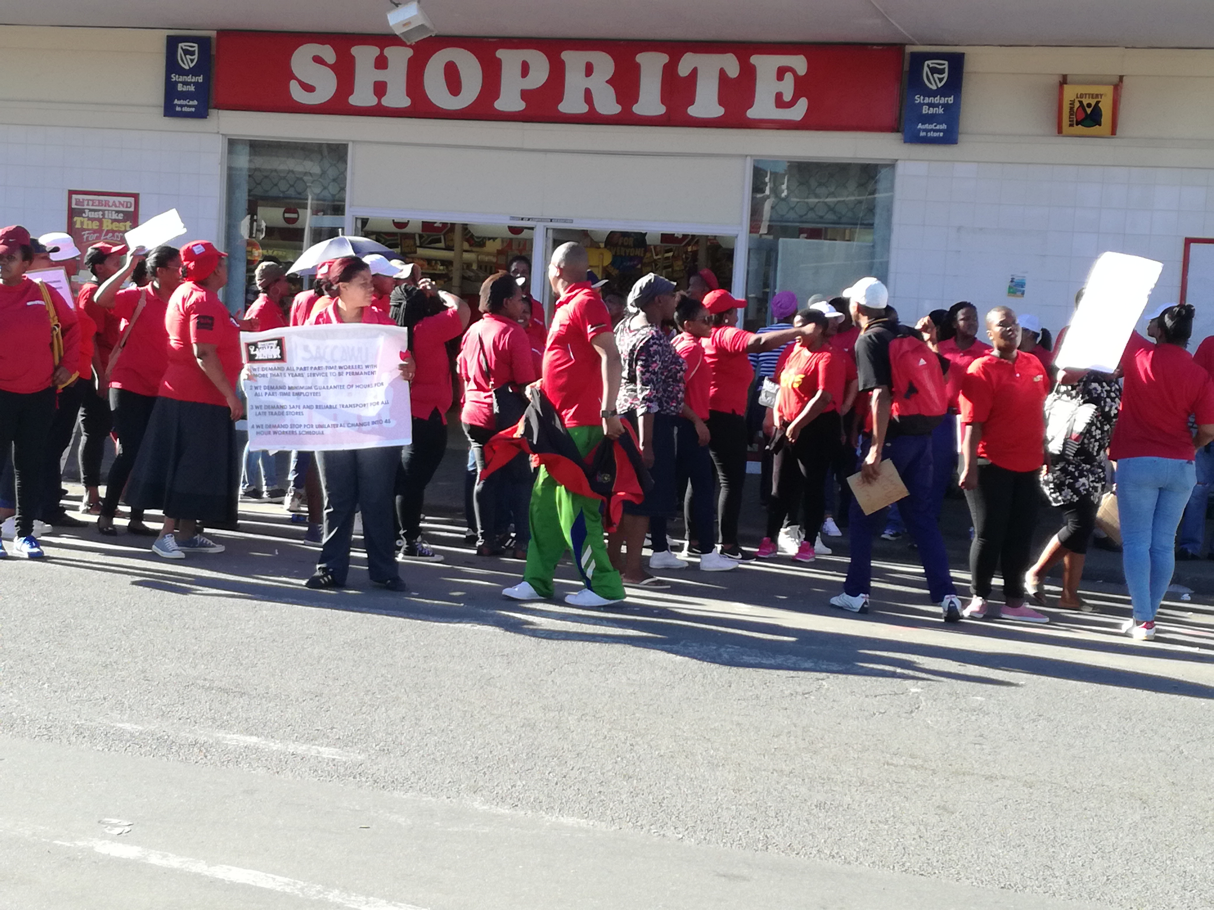 Shoprite workers on strike for better working conditions – Elitsha
