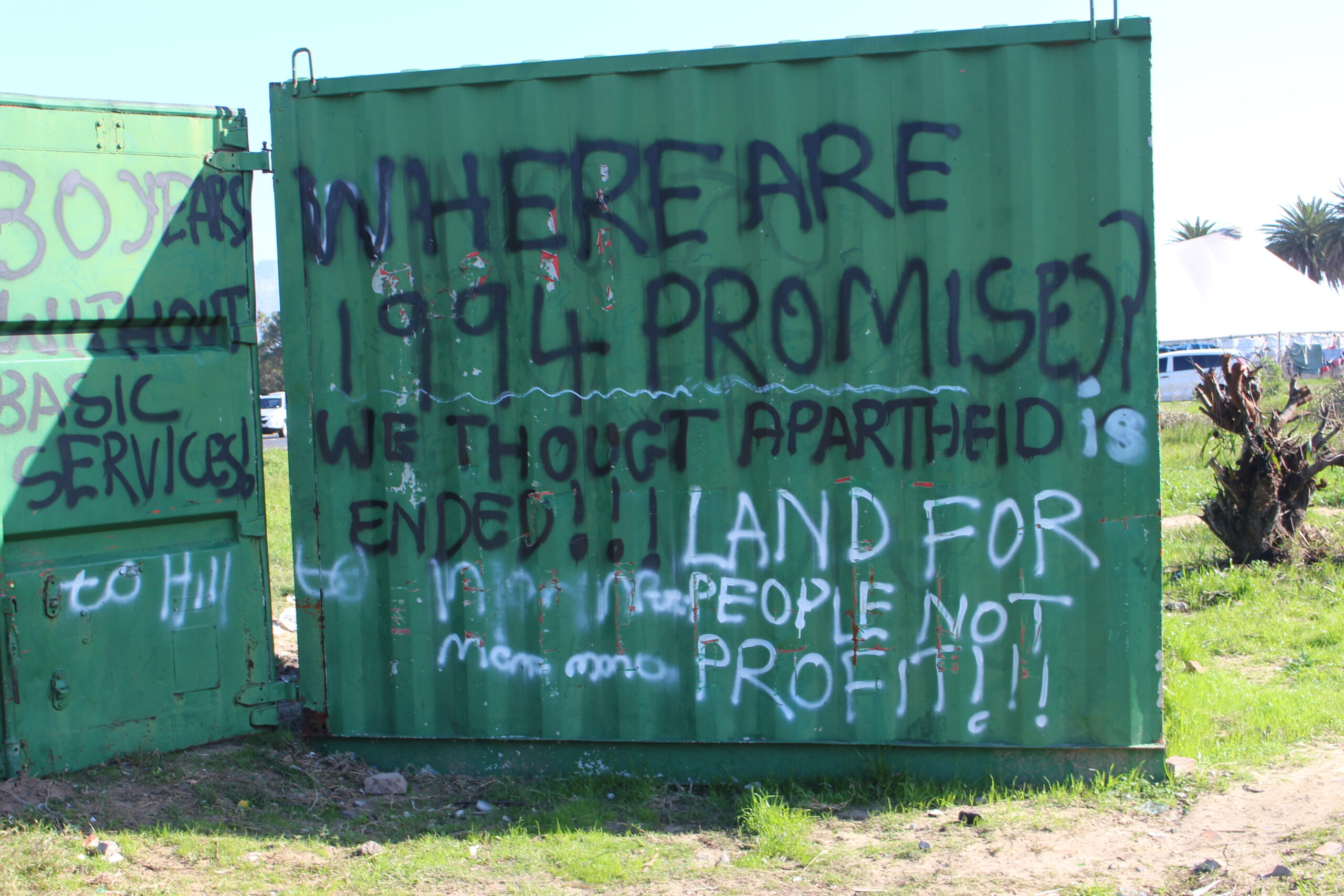 Not a tap nor a toilet for the 200 people living in this Cape Town ...