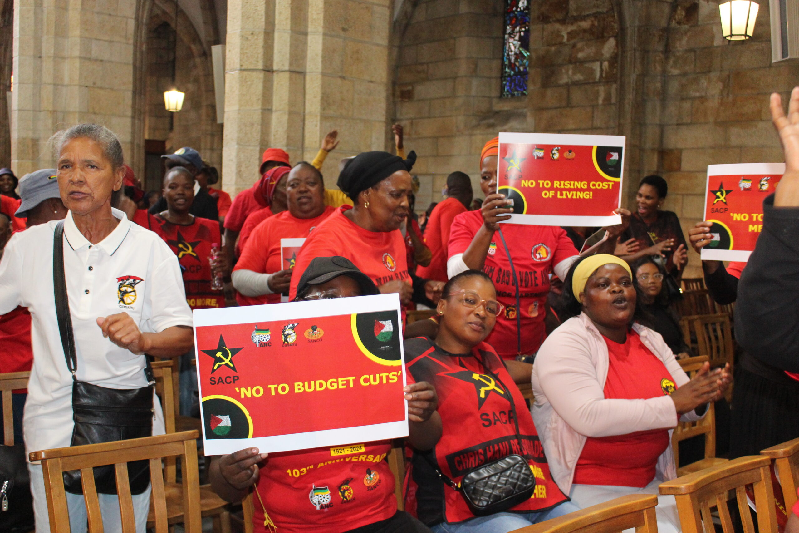 Cosatu, Saftu and SACP unite against budget cuts – Elitsha